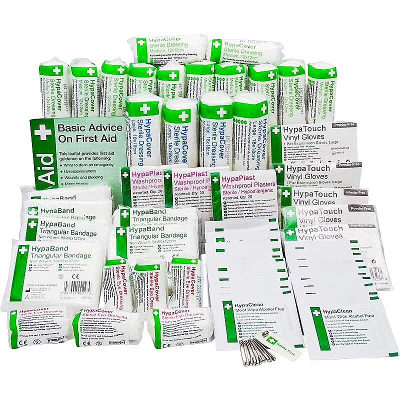 HSE Workplace First Aid Kit Refill 21 50 Persons HSE Safety First Aid