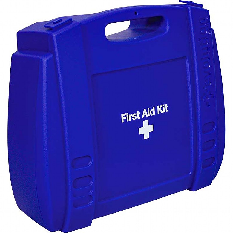 Large Evolution Blue First Aid Kit Case, Empty | Empty Box | First Aid ...