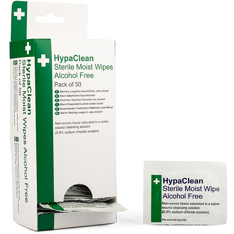 HypaClean Sterile Moist Dispenser | Safety First Aid