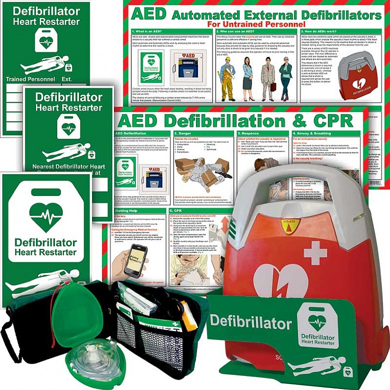 Schiller FRED PA-1 AED Defibrillator Bundle with Bracket | Schiller ...