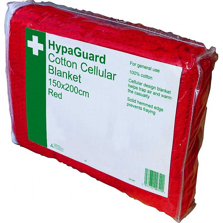 Warm Cotton Blanket Red First Aid Online