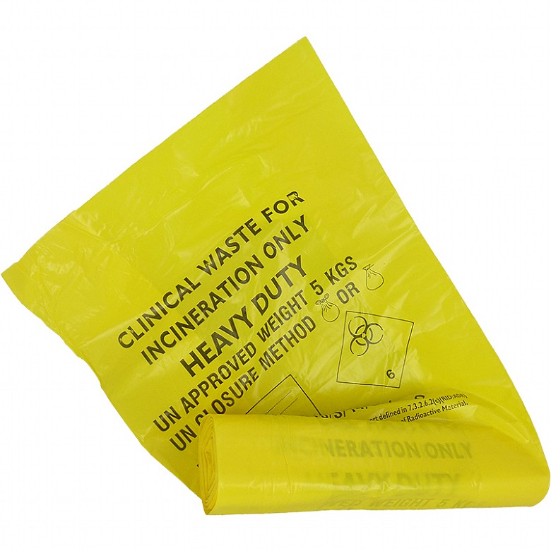 Biohazard Bin Liner (Roll of 25) | Clinical Waste Bins & Bags | Safety ...