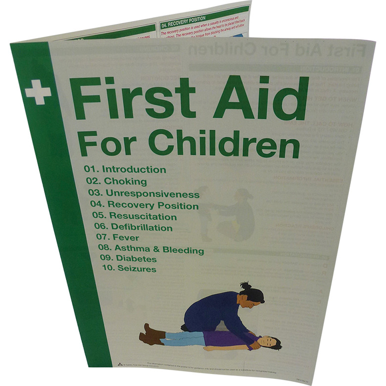 First Aid for Children A5 Leaflet | Safety First Aid