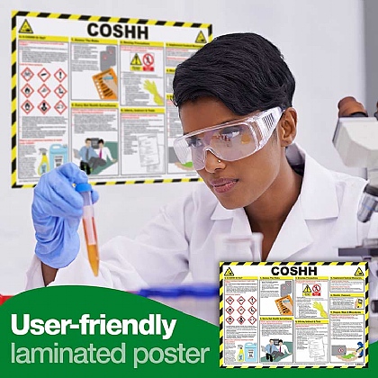 COSHH Know Your Symbols Poster, A3 (Laminated) | Health & Safety ...