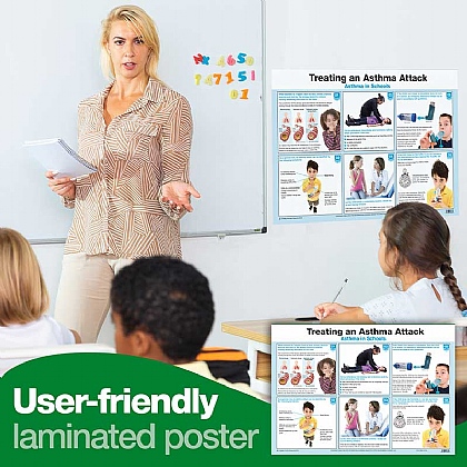Treating Anaphylaxis in Schools Poster | Safety First Aid
