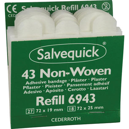 Salvequick Blue Detectable Plaster Dispenser | Plasters | Safety First Aid