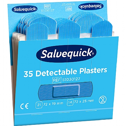 Coverplast Blue X-Ray Detectable Plasters | Safety First Aid