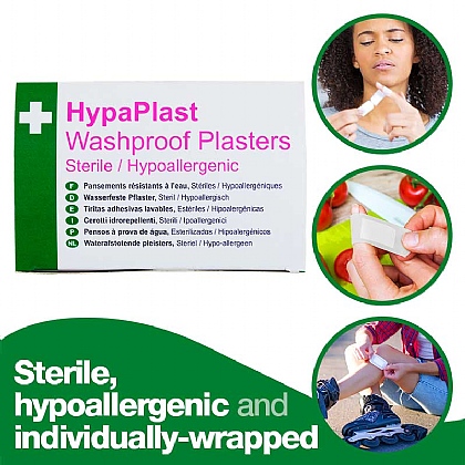 HypaPlast washproof plasters, assorted box | Safety First Aid