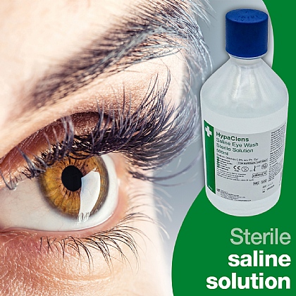 Pack of 25 HypaClens Sterile Eye Wash Pods (20ml) | Safety First Aid