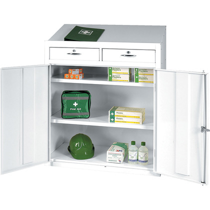 First Aid Metal Cabinet Single Door, Single Depth, Empty | Empty ...