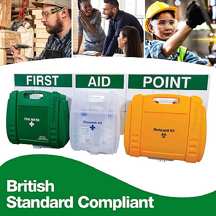 Evolution BS 8599 Compliant First Aid Point, Medium |Safety First Aid