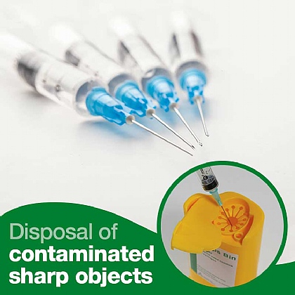 Evolution Sharps Disposal Kit | Sharps Disposal Kits | Safety First Aid