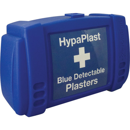HypaPlast Detectable Blue Plasters (Pack of 100) | Safety First Aid