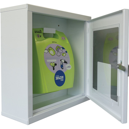 Universal Defibrillator Cabinet with Alarm | Cabinets | Safety First Aid