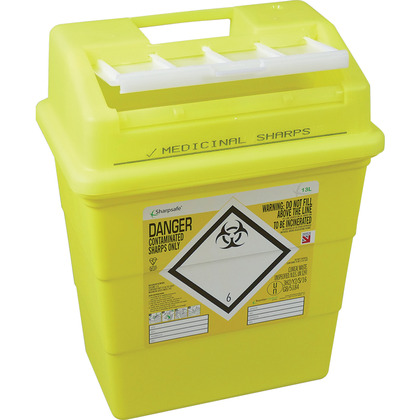 Sharps Disposal Box 4 Litre | Sharps Bins | Safety First Aid
