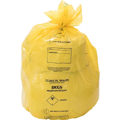 Clinical Waste Self Seal Bags (50) | Clinical Waste Bins & Bags ...