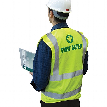First Aid and Fire A5 Desk Signs | First Aider Identification | Safety ...